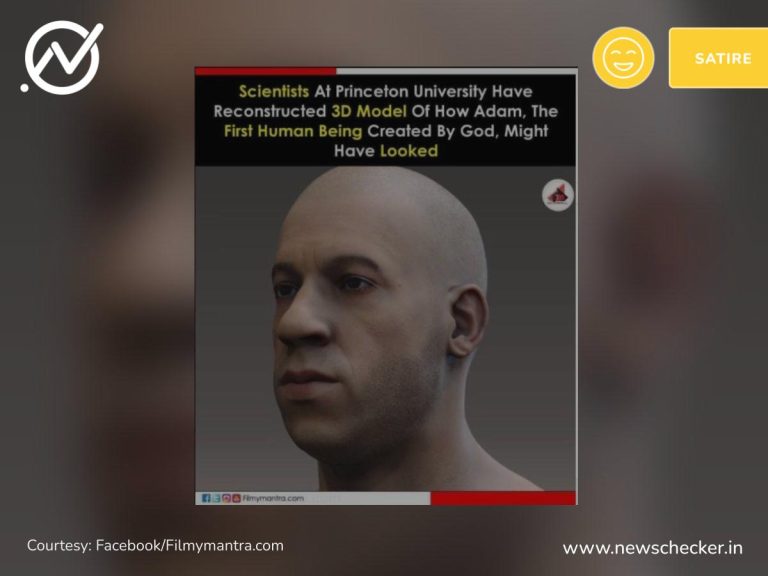 Princeton University’s 3D Rendering Of Adam Looks Like Vin Diesel? Here ...
