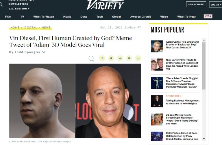 Princeton University’s 3D Rendering Of Adam Looks Like Vin Diesel? Here ...