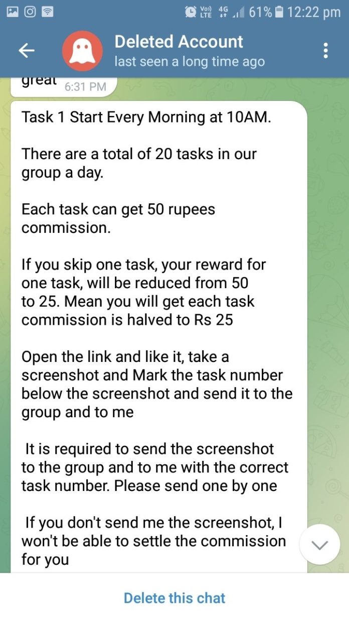Fraud, Terror and Trail of Death: The Telegram Task Scam Spreading Fast ...