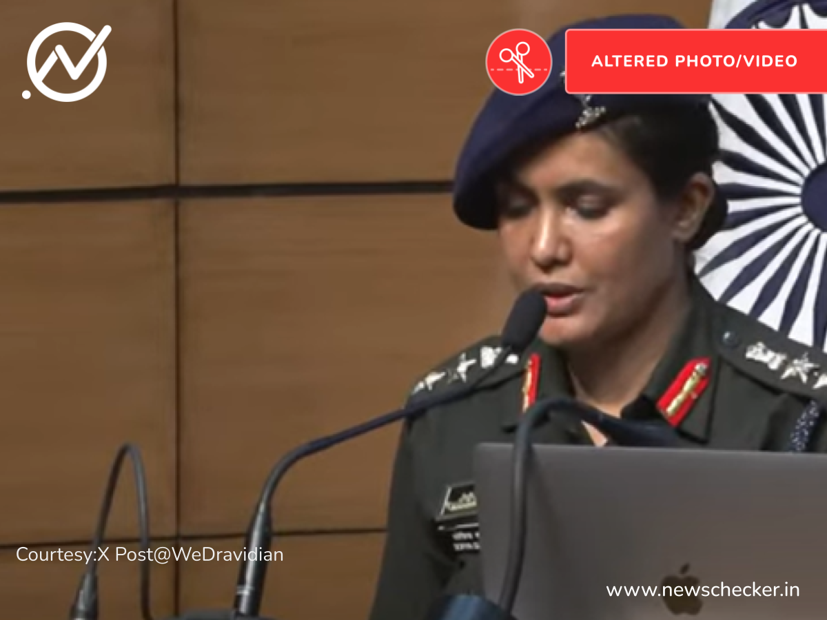 'Muslim But Not Terrorist,Terrorists Have No Religion', Deepfake Video Of Colonel Sofia Qureshi ...
