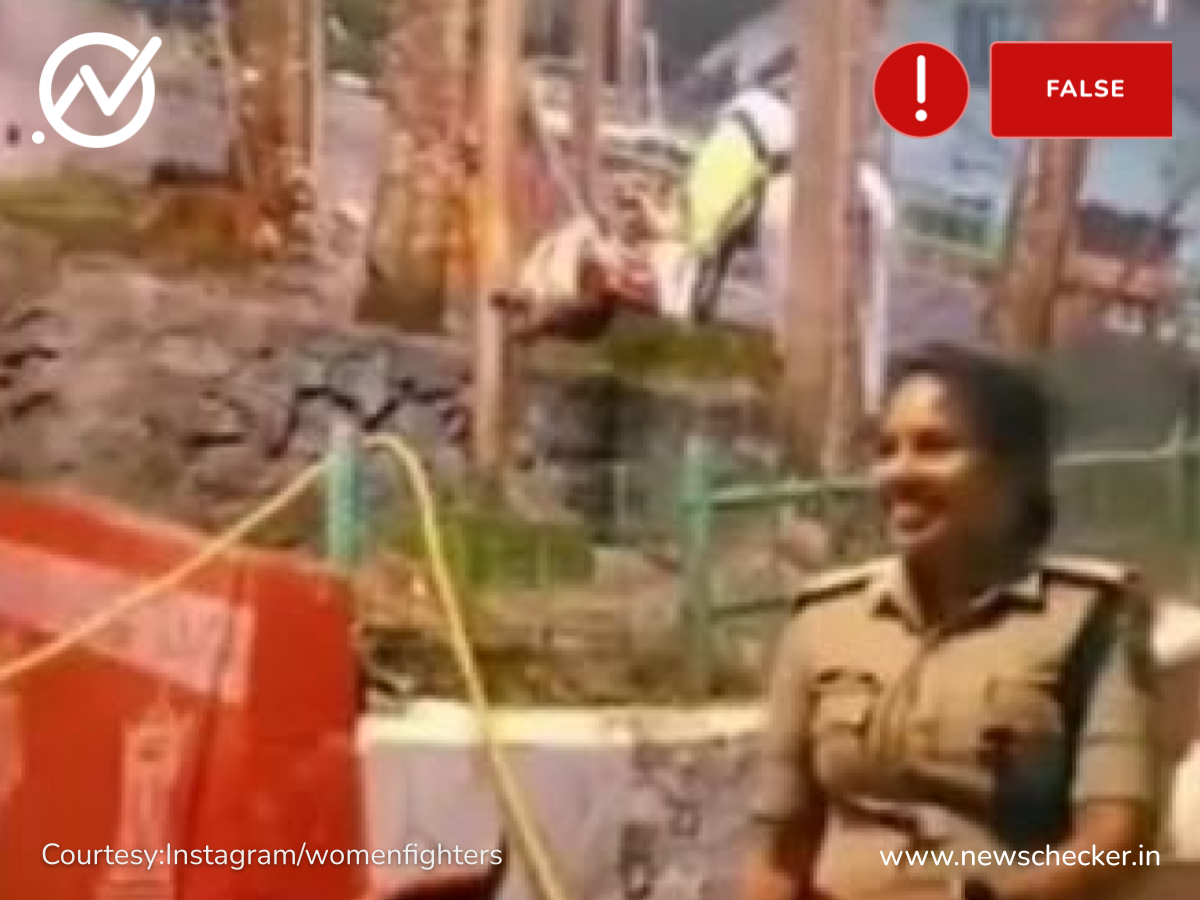 Viral Video Of Policewomen On Duty Is Not From Sabarimala Ayyappa ...